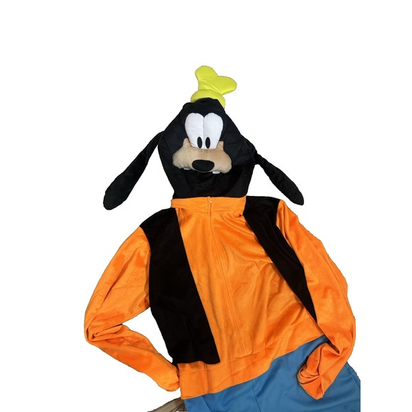 Disney | Other | Disney Goofy Costume Jumpsuit Hooded Character Cosplay ...